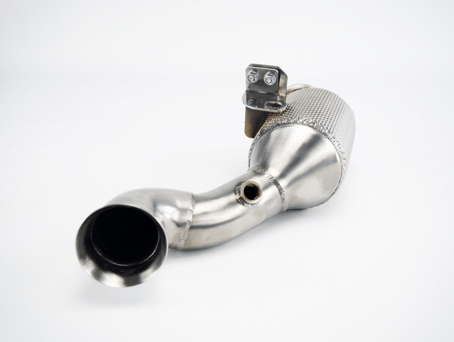 Bull-X Downpipe 2.75inch - Mercedes-Benz C-Klasse W205 C200 + C250 + C300 + C350 2.0T - 3,5" RVS ...