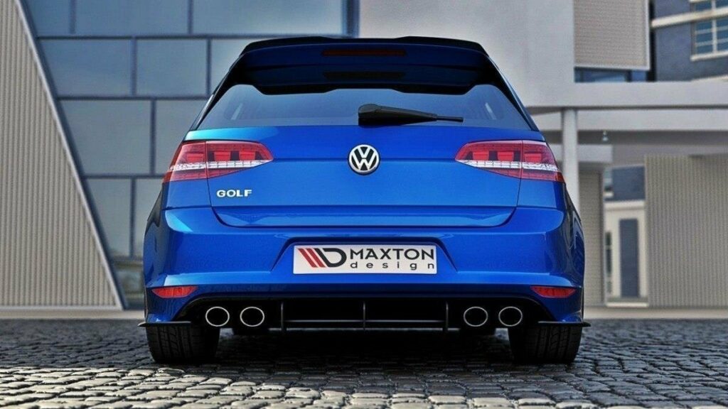 Maxton Design Diffuser + Side splitters - VW Golf 7 R Pre-Facelift ...