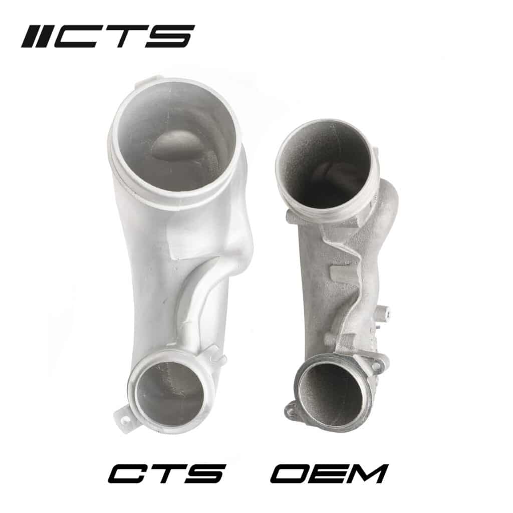 CTS Turbo High Flow Turbo Inlet Pipe - Audi RS3 8V + Audi TTRS 8S - 24TUNED
